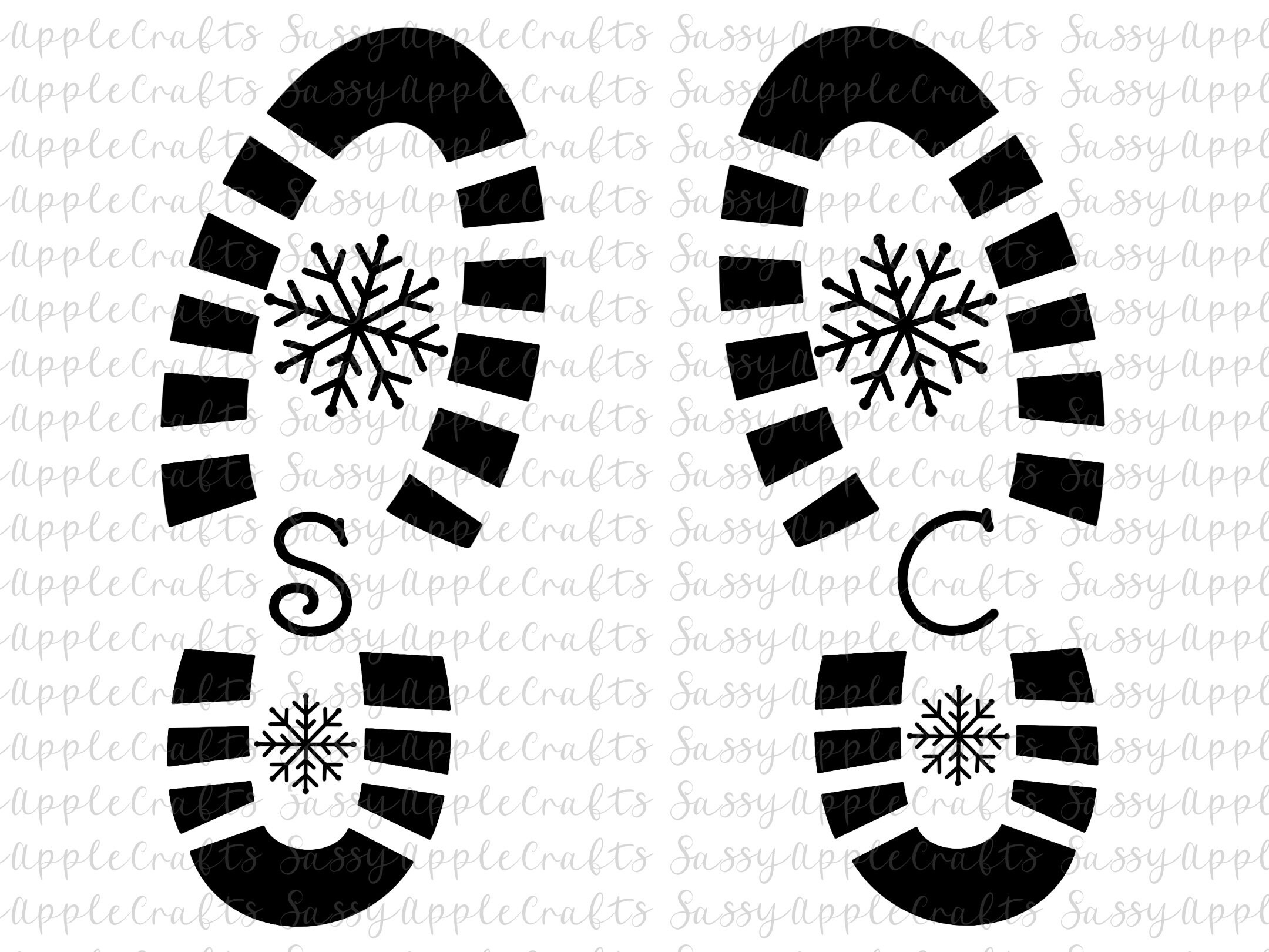 Santa Boot Prints SVG, Digital File, Download Design, PNG, Christmas ...