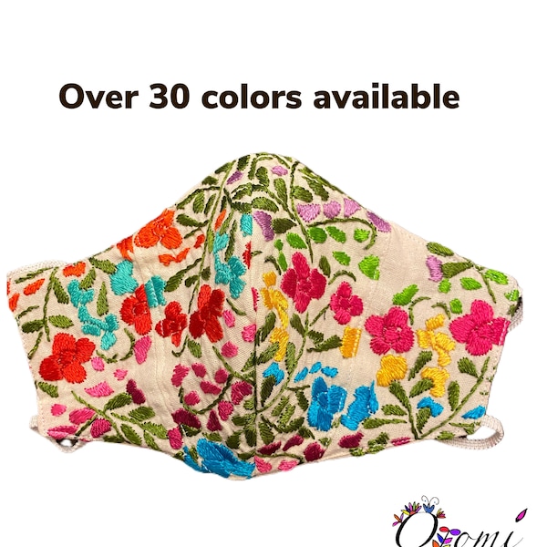 Floral Face Mask - Etsy