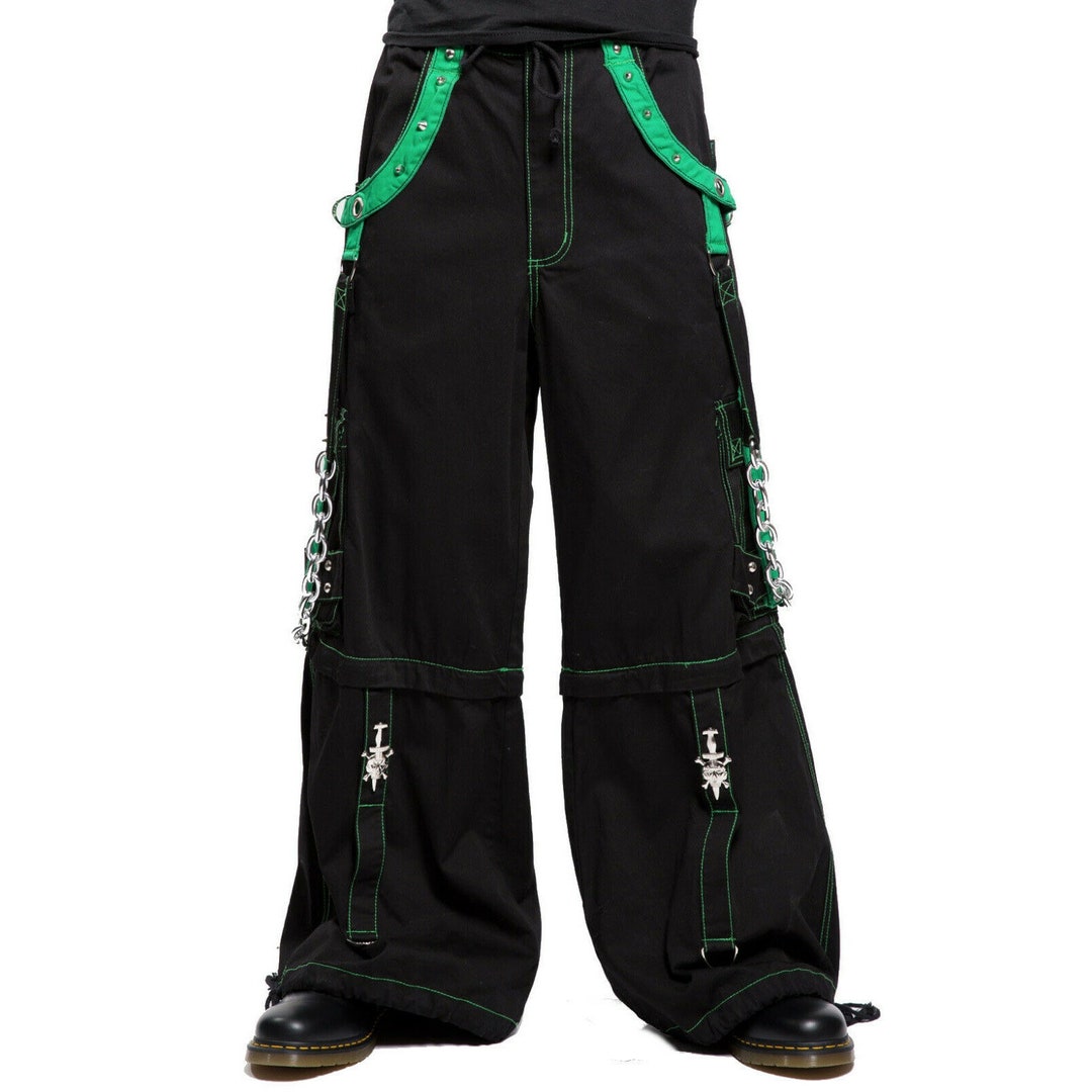 Gothic Men's Bondage Rave Shorts Biker Cyber Emo Skater Goth Tripp ...