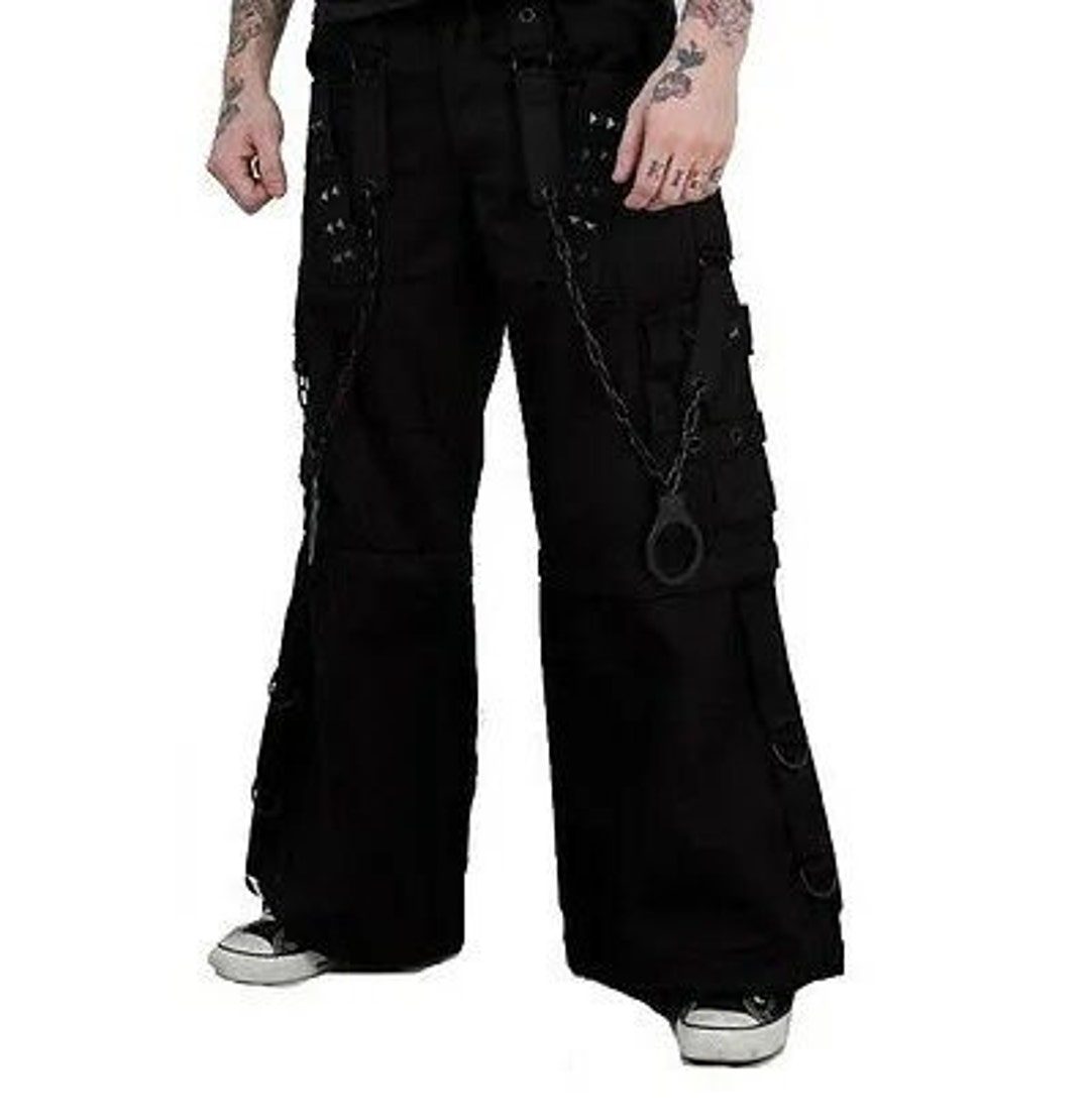 Black Skater Alternative Punk Rock Emo Trouser Pant Shorts/usa - Etsy