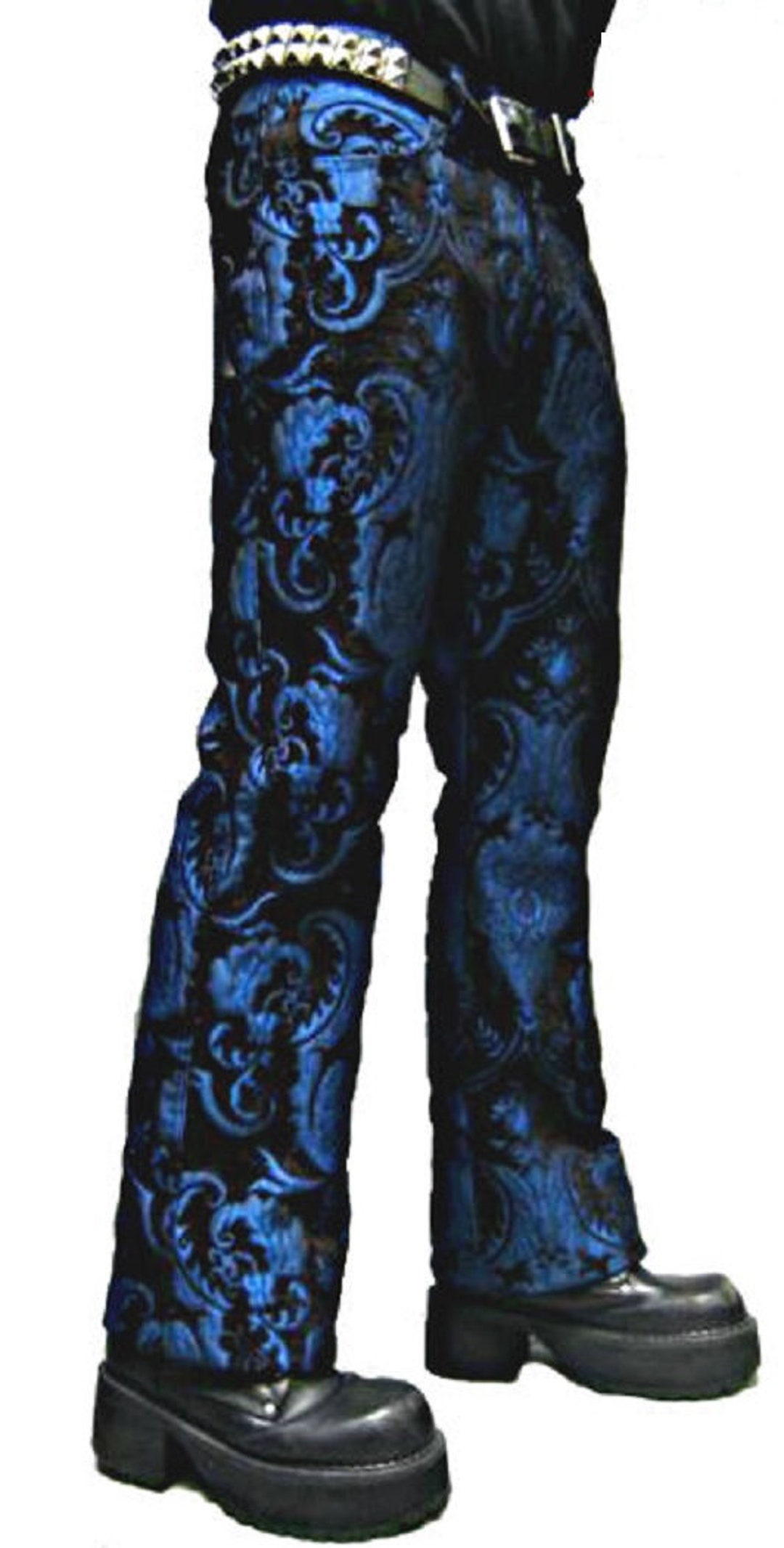 Tapestry Victorian Vampire Dracula Gothic Steampunk Pirate Blue/black ...