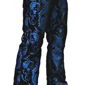 Tapestry Victorian Vampire Dracula Gothic Steampunk Pirate Blue/black ...