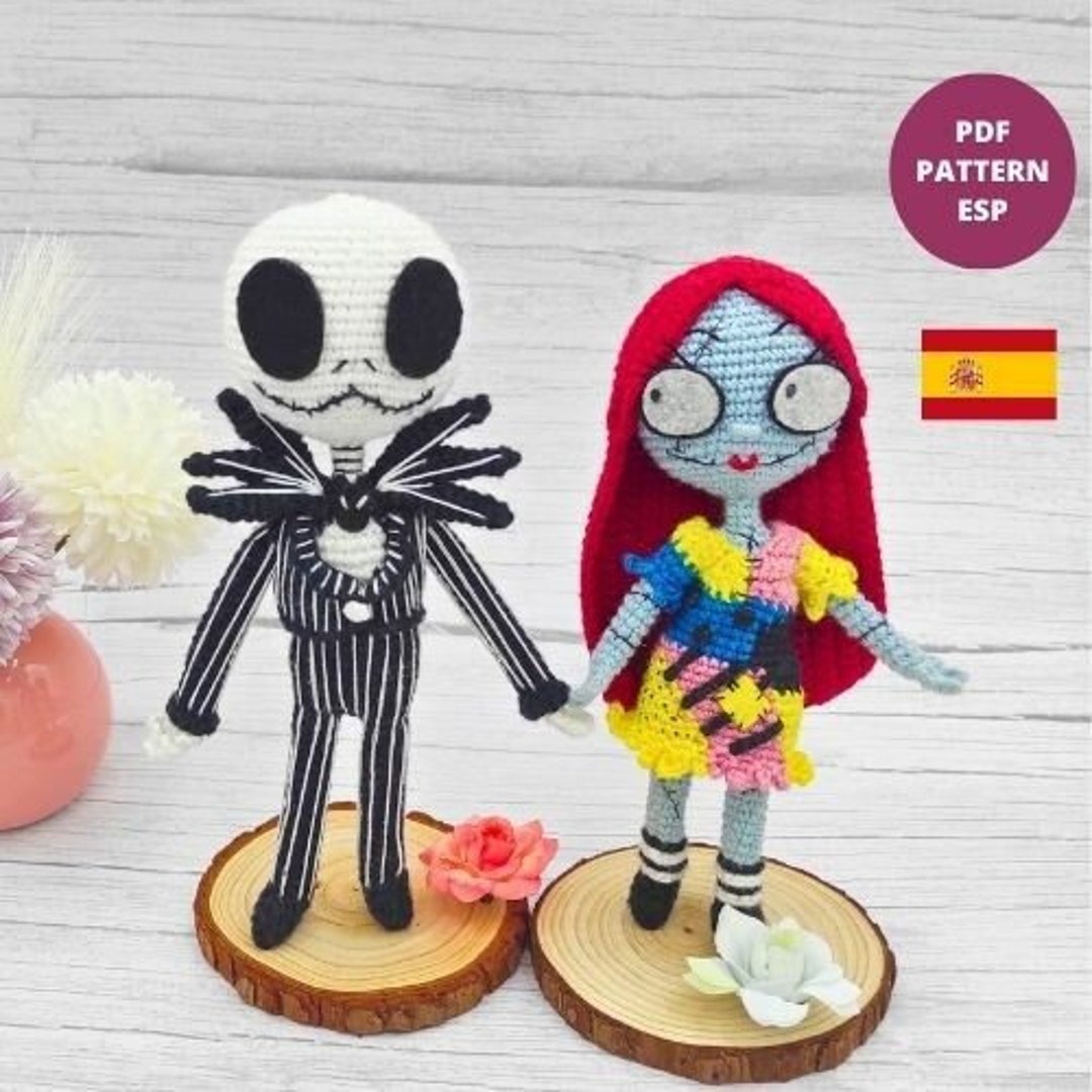 Jack Skellington and Sally Amigurumi Pattern. Nightmare Before - Etsy