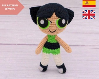 Powerpuff Girls Crochet Pattern - Etsy