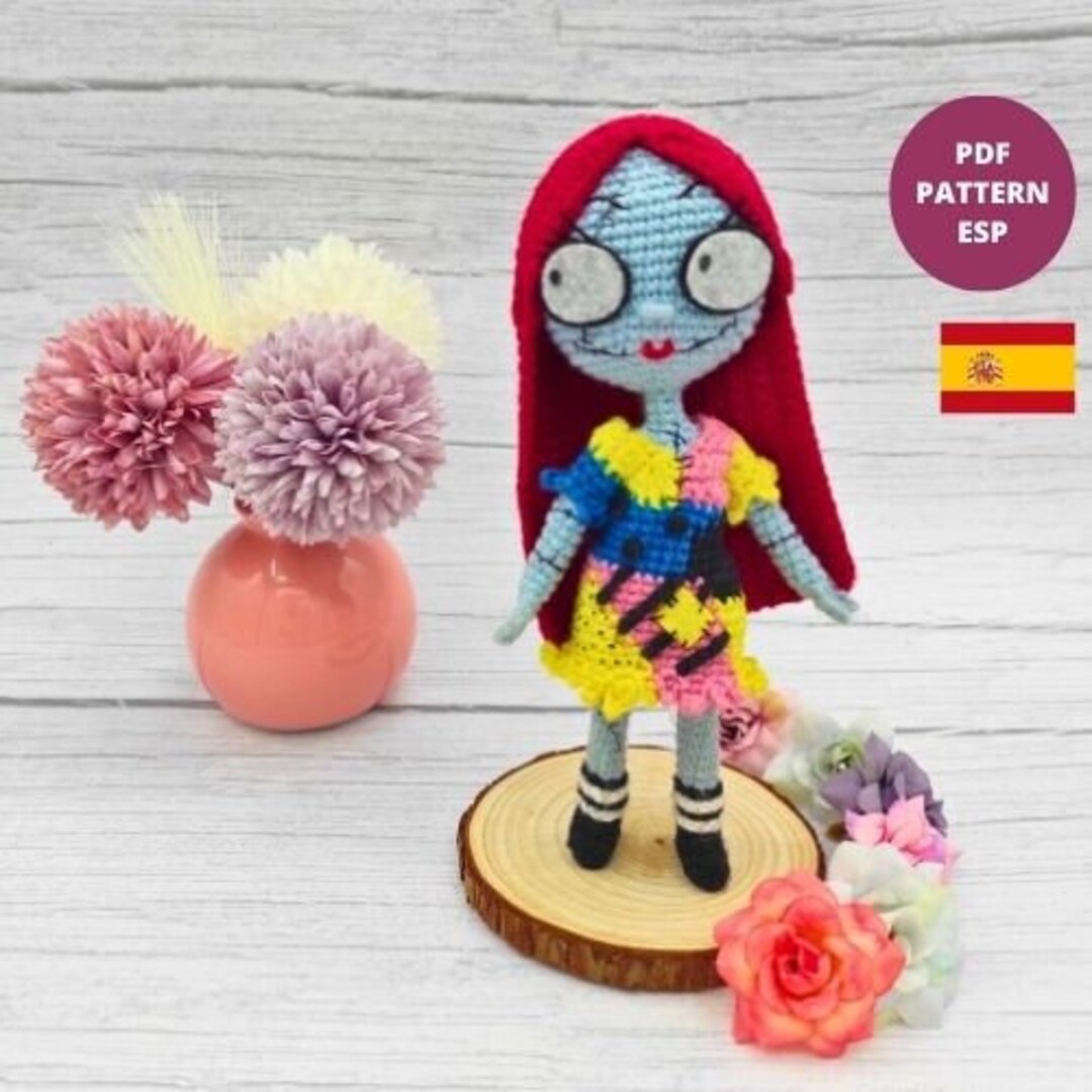 PDF Sally Amigurumi Pattern. Crochet PDF. Nightmare Before Christmas ...