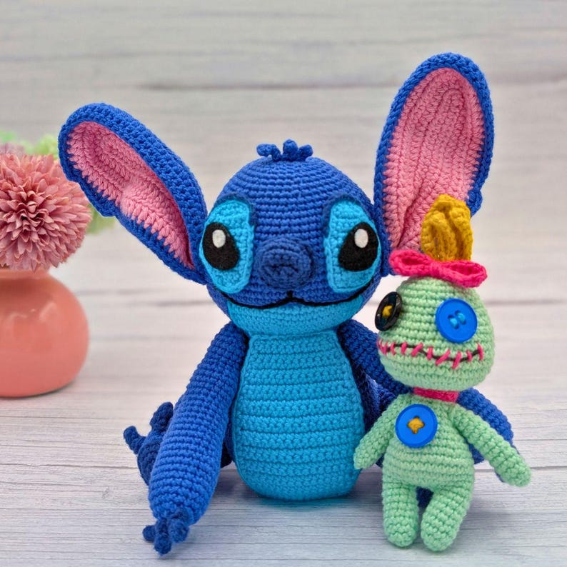 Stitch & Scrump Amigurumi PDF Pattern – Easy Crochet Tutorial, Step by ...