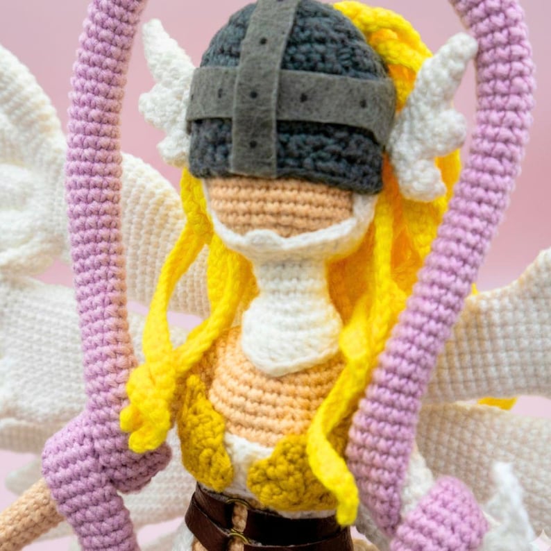 Angewomon Crochet Pattern PDF - Digimon Amigurumi Tutorial - Anime ...