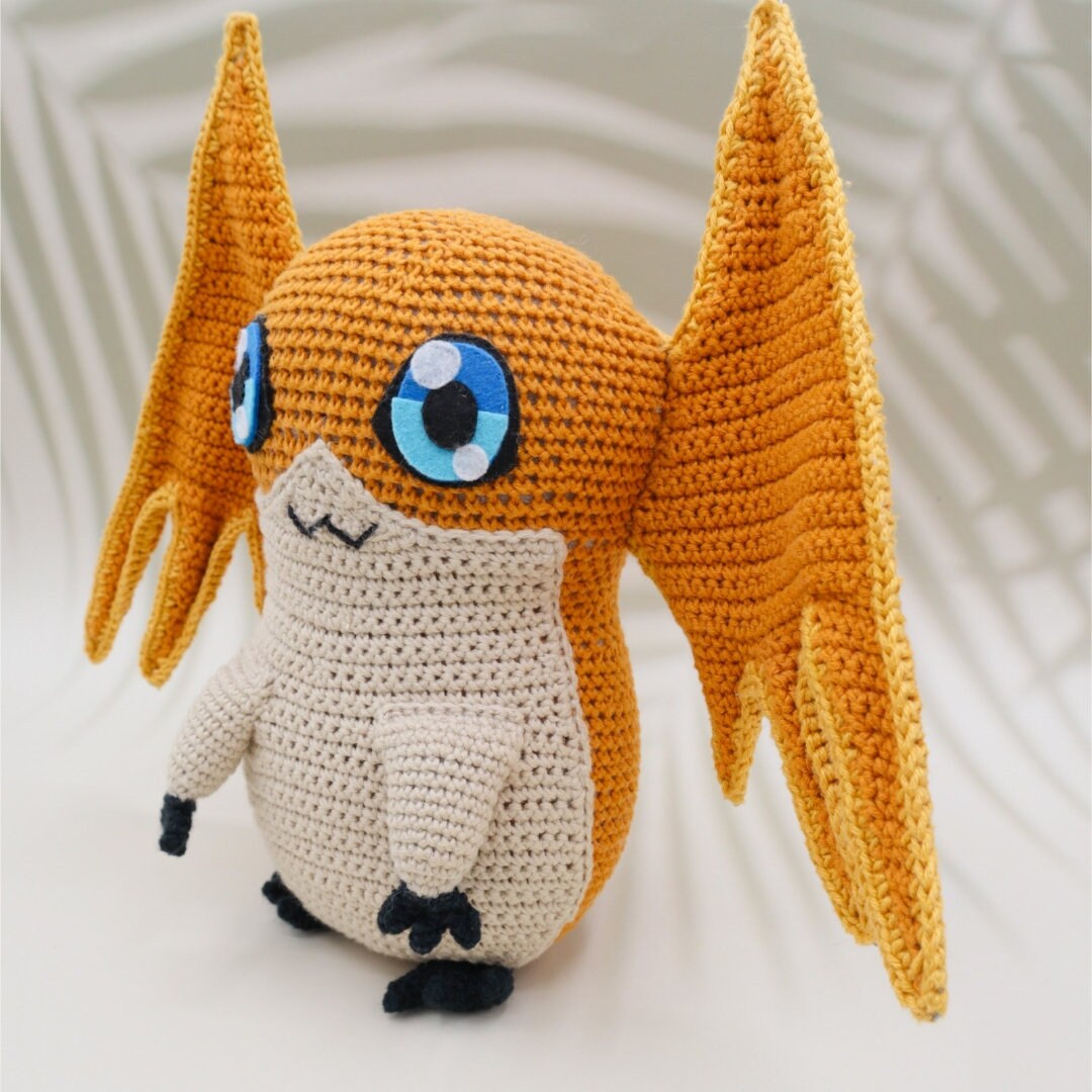 PDF Patamon Amigurumi Pattern, Step-by-step Crochet Doll Guide, Crochet ...