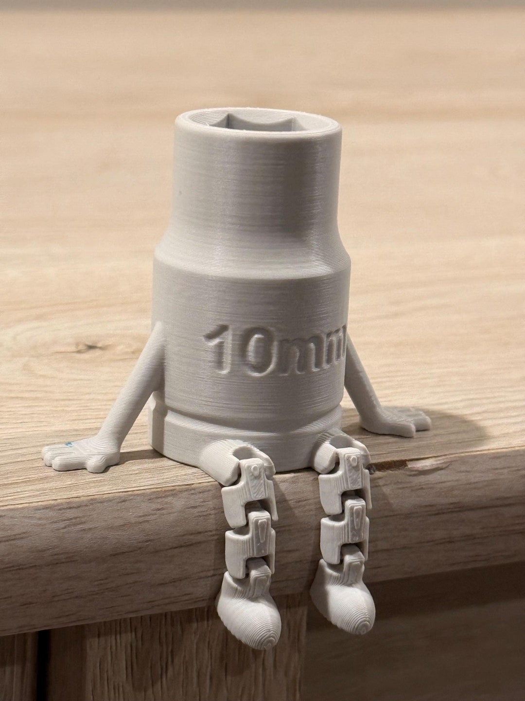 Socket Buddy 3d Printed Articulated Figure - Etsy