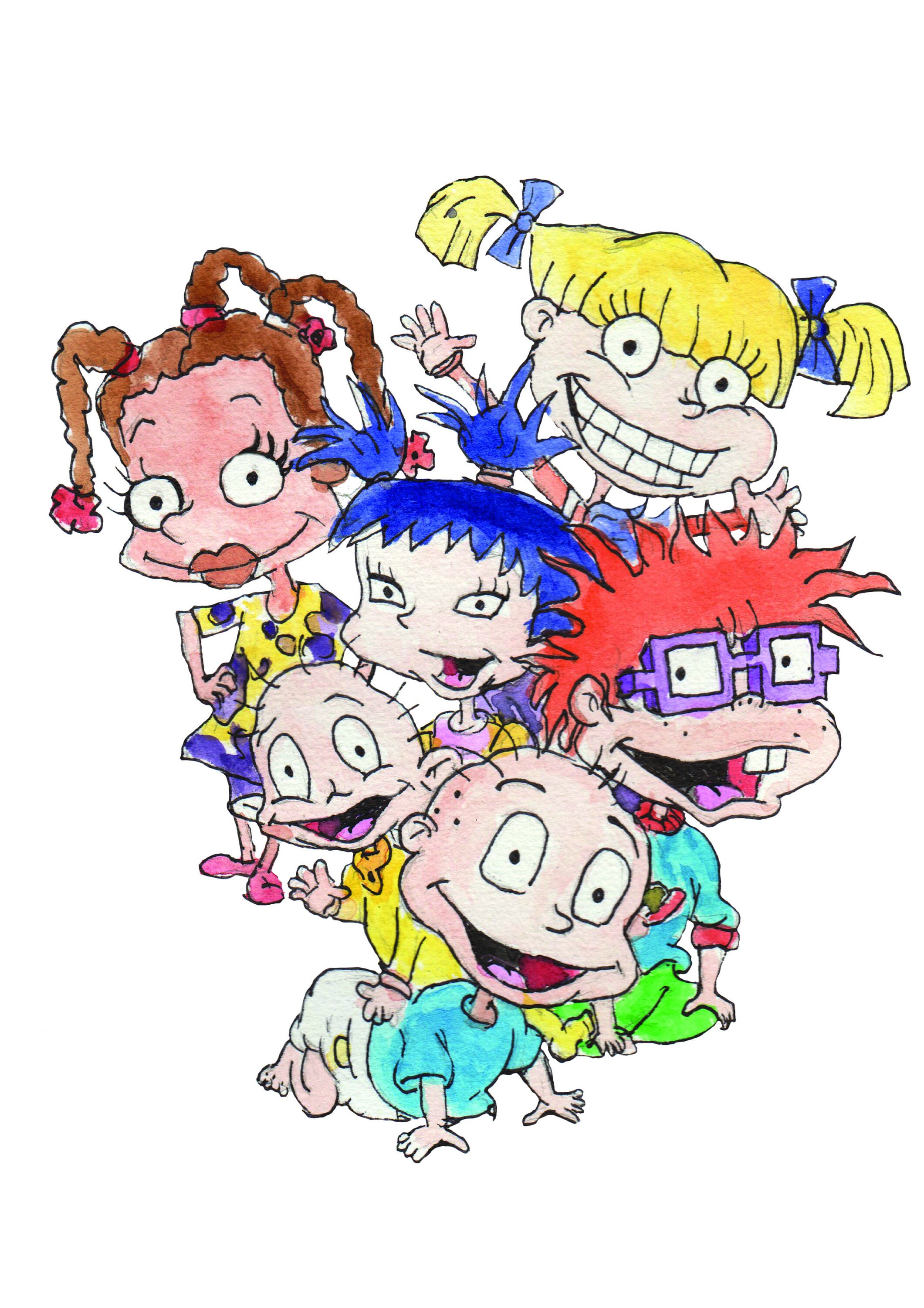 Rugrats Art Print Kids Decor Watercolour 90's | Etsy