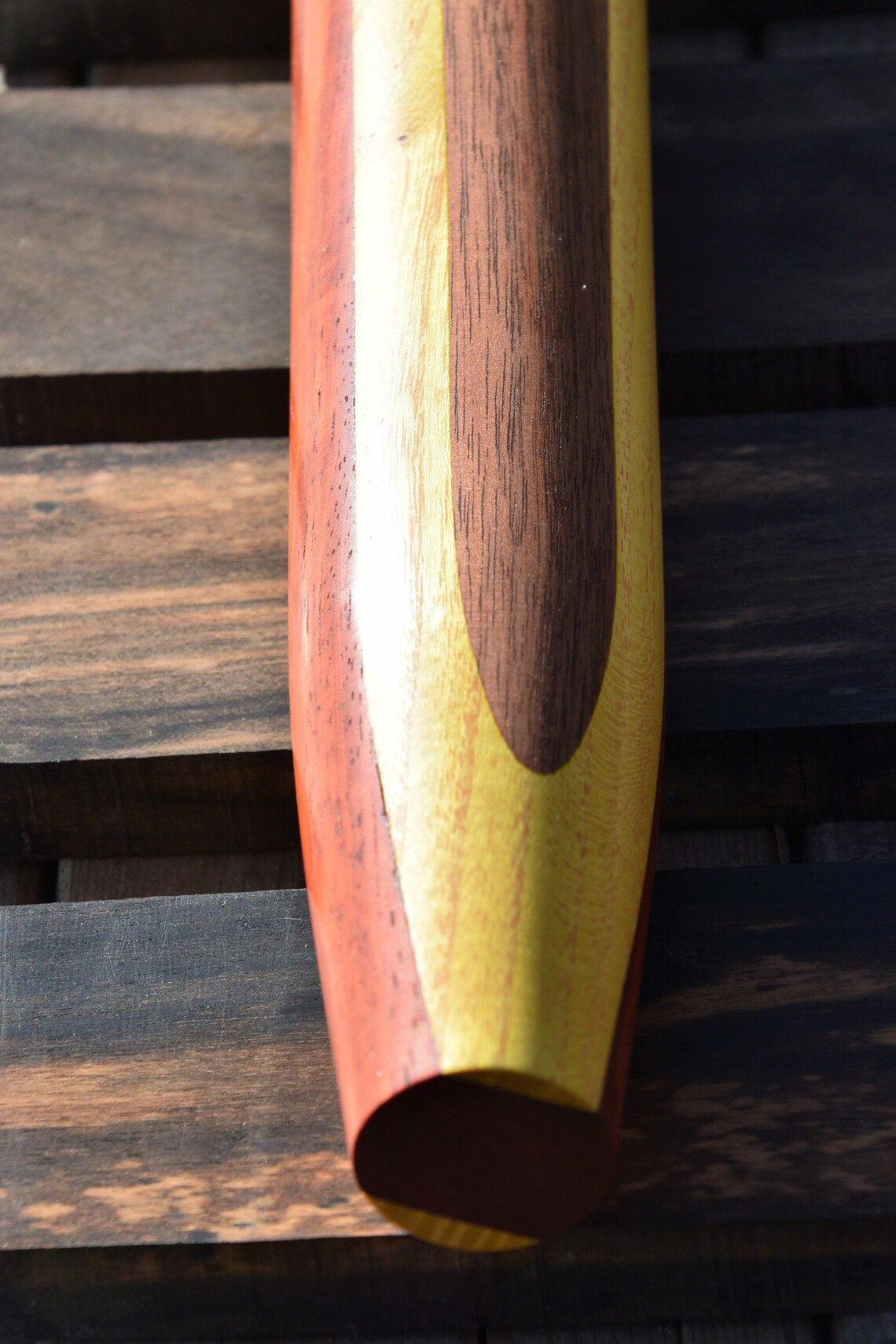 Texas Tri-color Rolling Pin Osage Orange Padauk and Black | Etsy