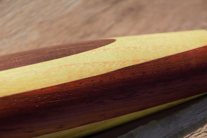 Texas Tri-color Rolling Pin, Osage Orange, Padauk, and Black Walnut ...