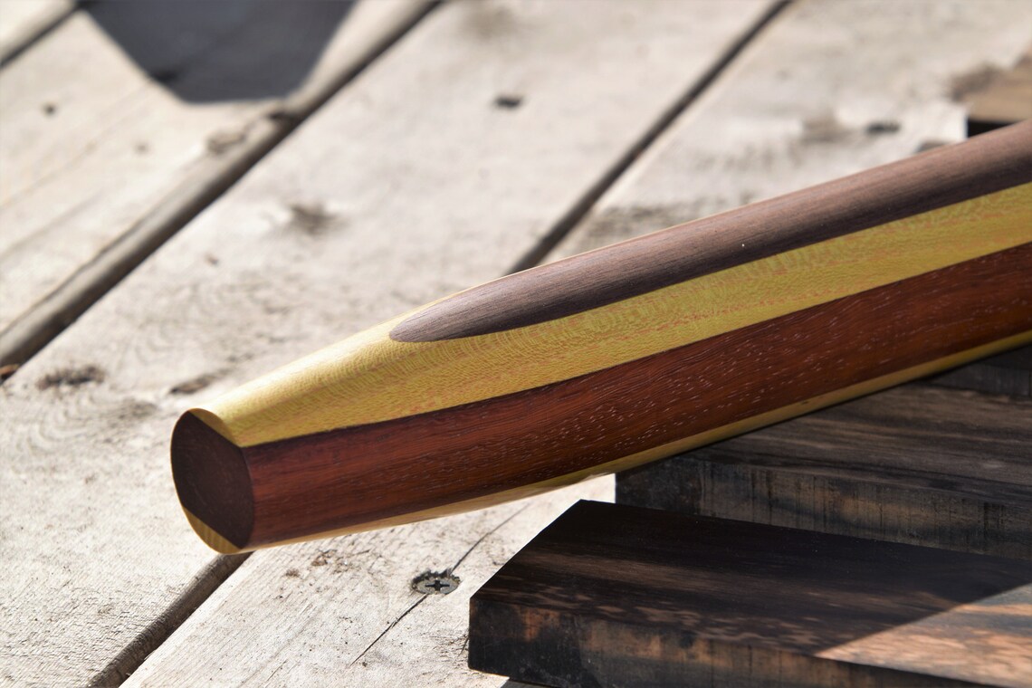 Texas Tri-color Rolling Pin Osage Orange Padauk and Black | Etsy