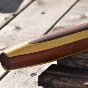 Texas Tri-color Rolling Pin, Osage Orange, Padauk, and Black Walnut ...