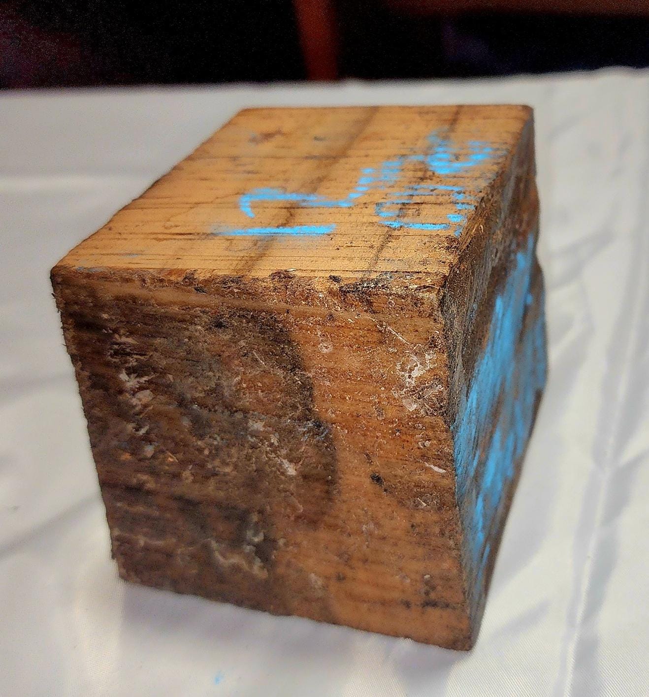 Gaboon Ebony Wood Block, Raw Cut, 2 3/4" X 2 5/8" X 2 3/4" – Ideal for ...