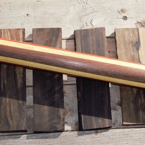 Texas Tri-color Rolling Pin, Osage Orange, Padauk, and Black Walnut ...
