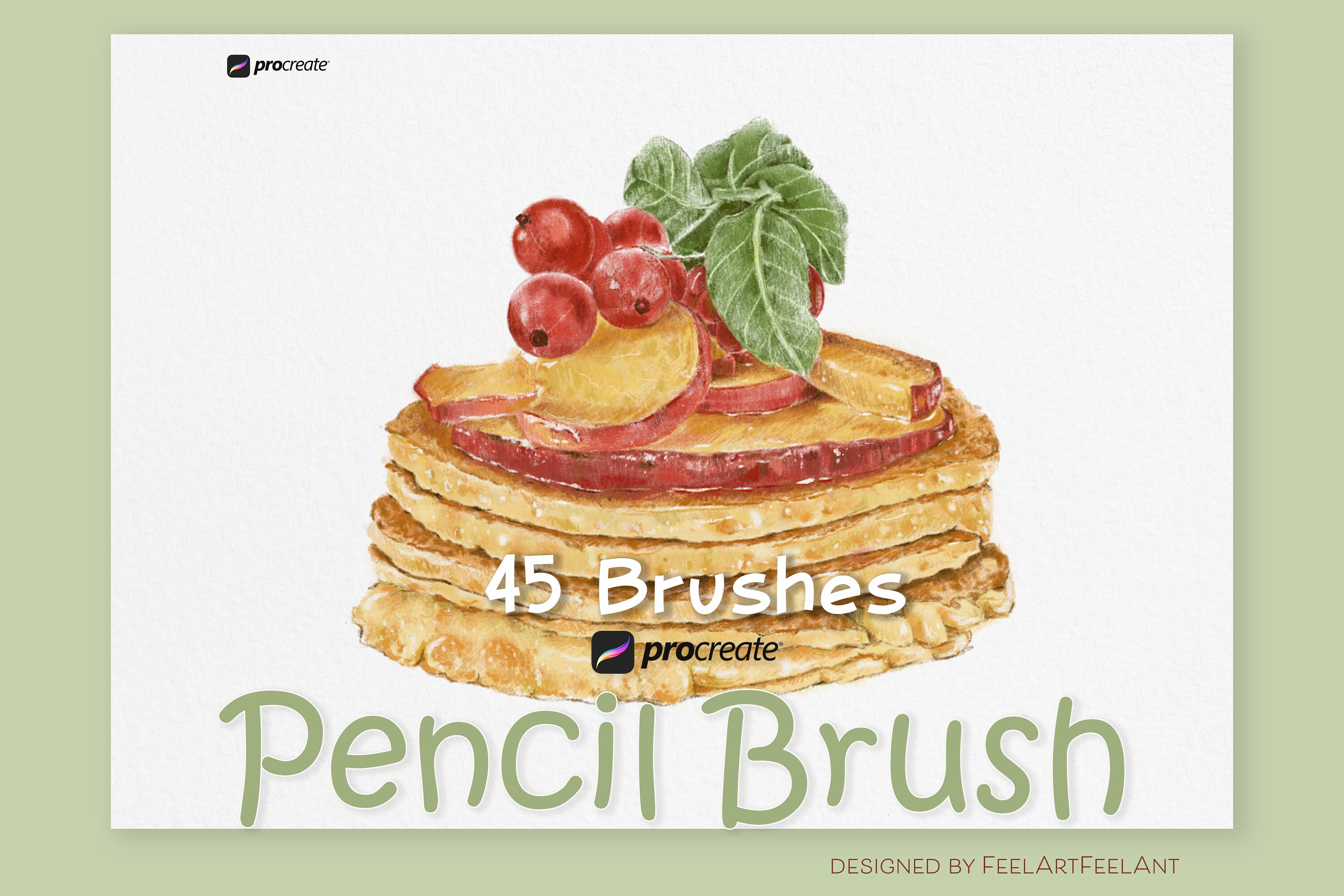 45 Pencil Brushes for Procreate Procreate Sketching Brushes - Etsy