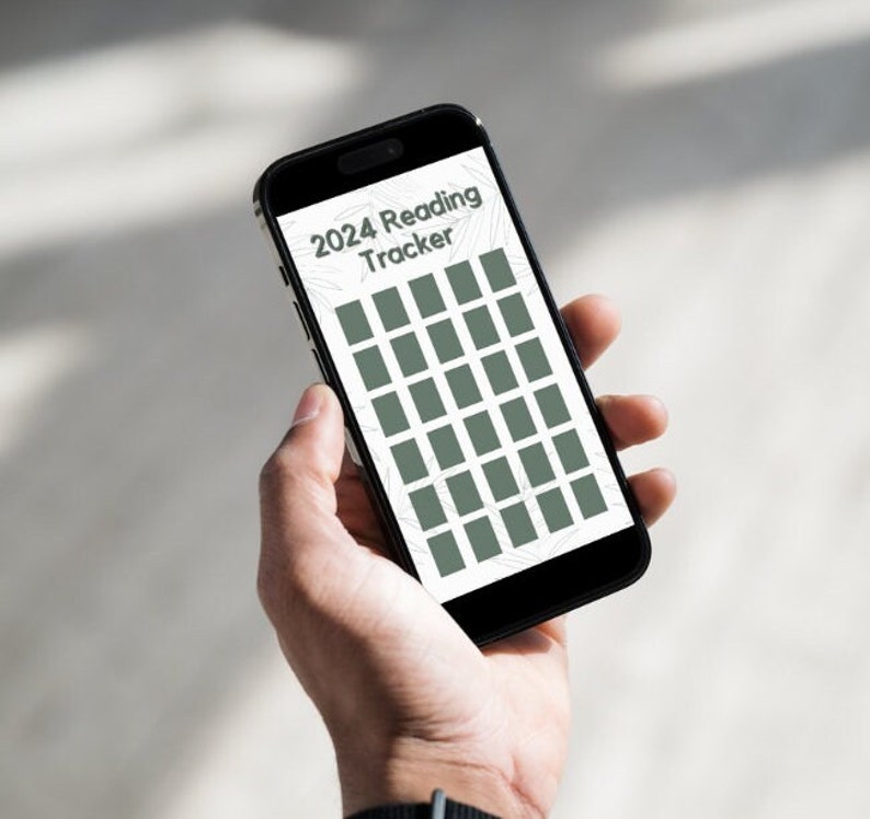 2024 Reading Tracker Instagram Story Template for Book Lovers Palm ...