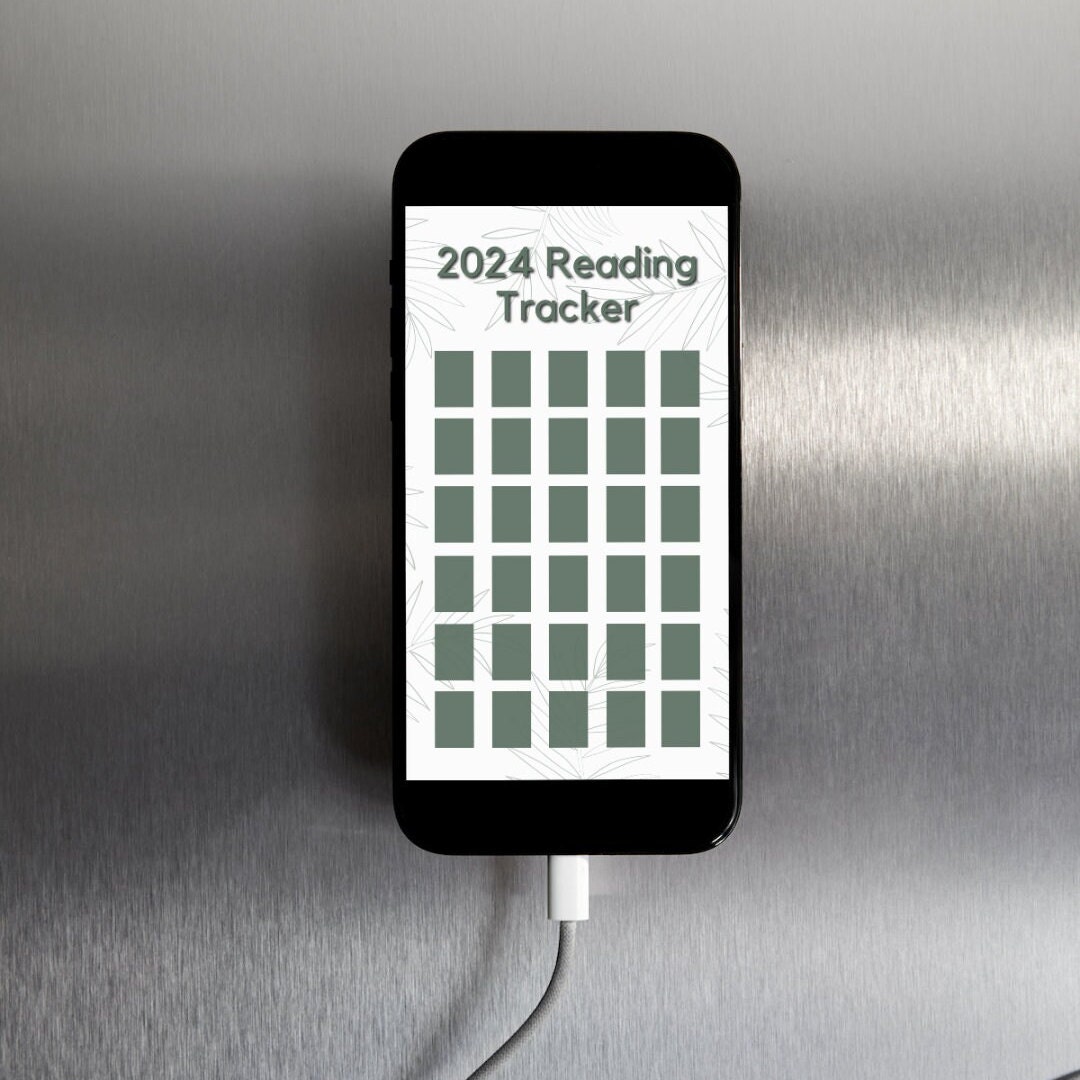 2024 Reading Tracker Instagram Story Template for Book Lovers Palm ...