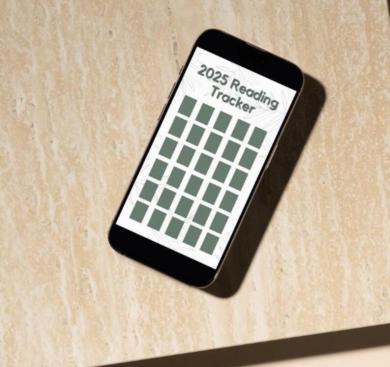 2025 Reading Tracker | Instagram Story Template for Book Lovers | Palm ...