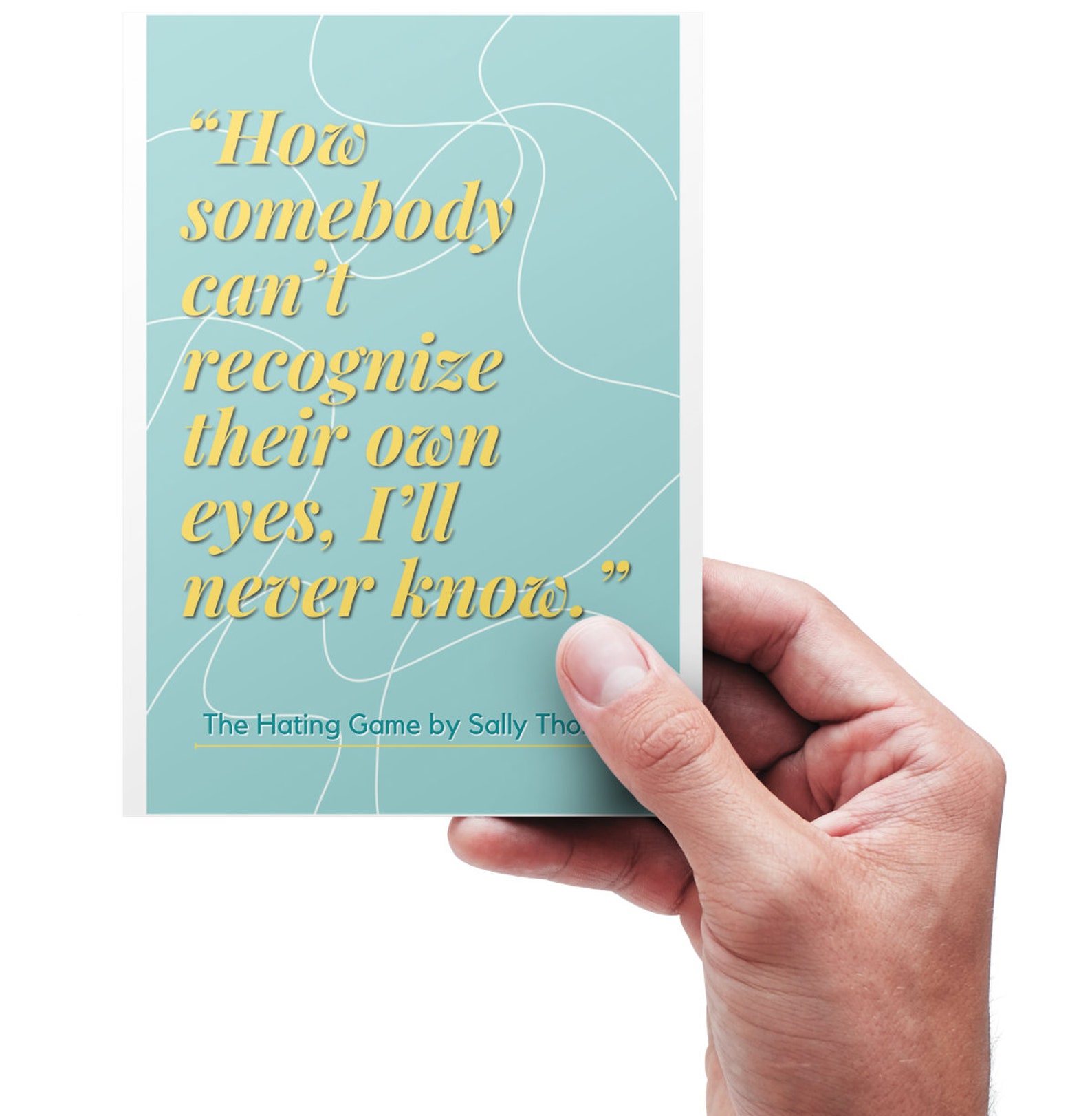 The Hating Game Digital Print Bundle Sally Thorne Quotes - Etsy