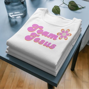 Team Jesus Digital Designs, Vibrant Word Art + Bonus Stickers | PNG and ...