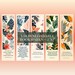 Palm Print Bible Verse Bookmarks Set of 5 | Scripture Bookmark Gifts ...