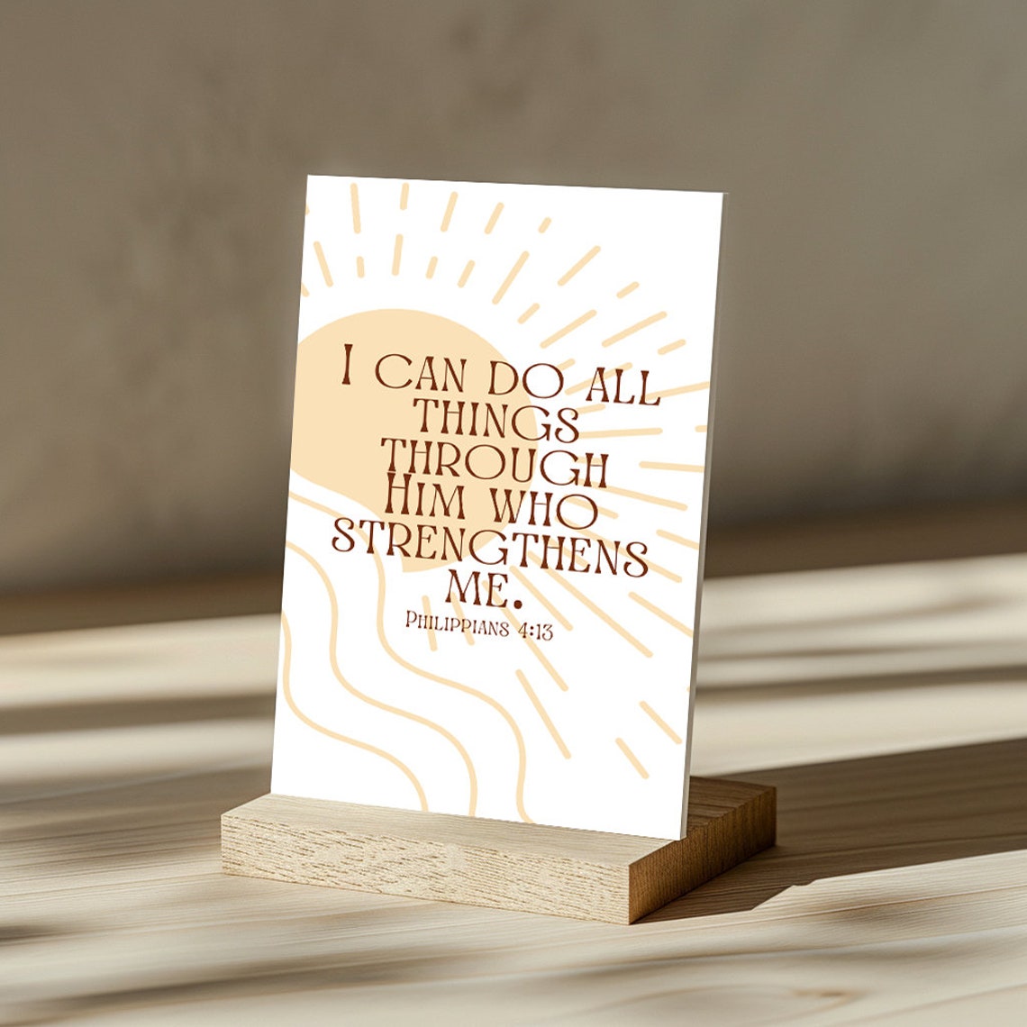 Encouraging Bible Verse Cards for Strength | Elevate Your Prayer Life ...