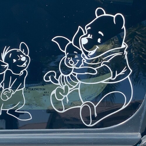 Winnie the Pooh and Friends Decal Vinyl Sticker Winnie the - Etsy
