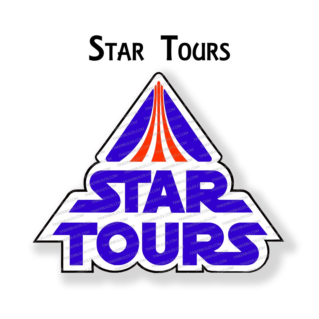 Classic Star Tours Logo - Etsy
