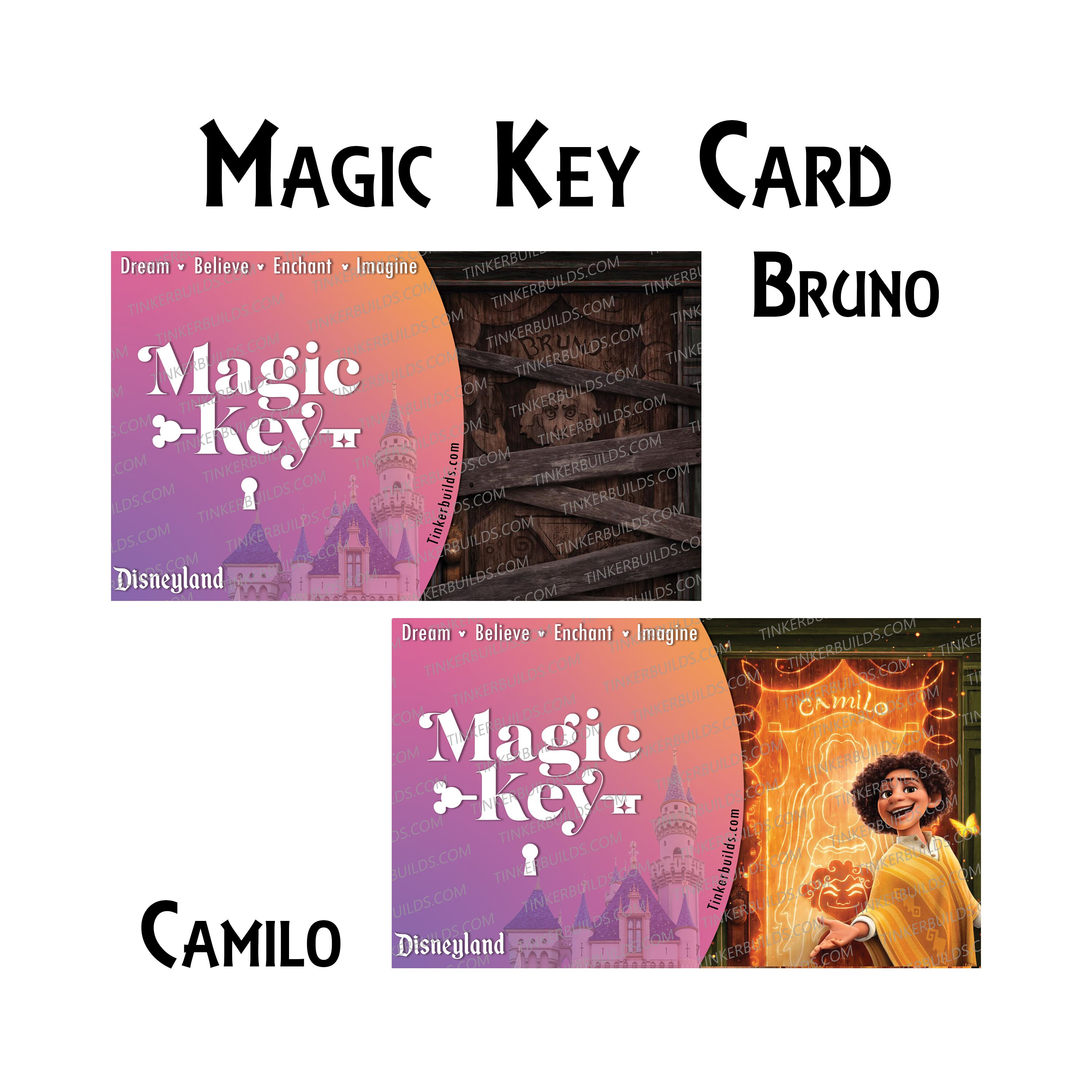 Encanto Doors Physical Magic Key Card - Etsy