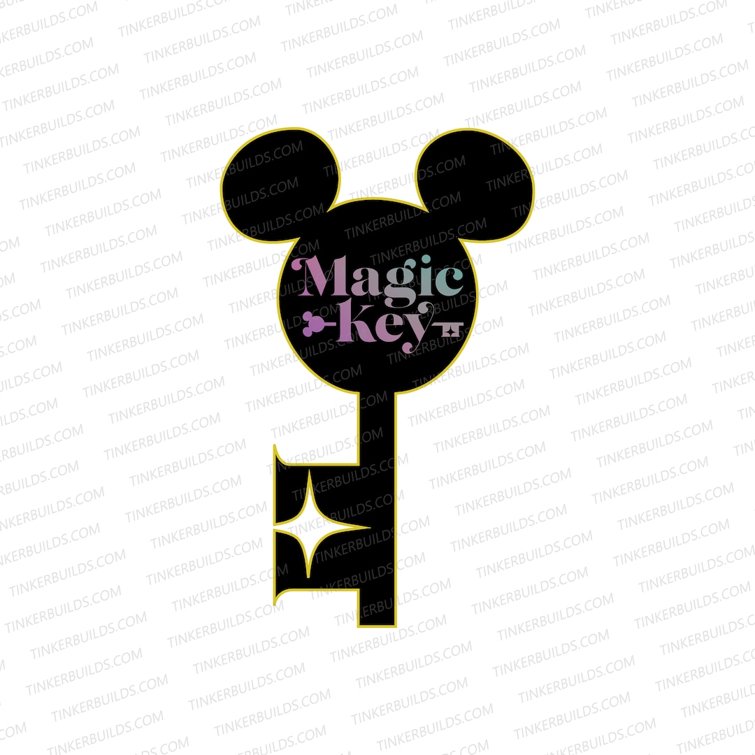 Disneyland Magic Key | Magnet or Sticker - Etsy