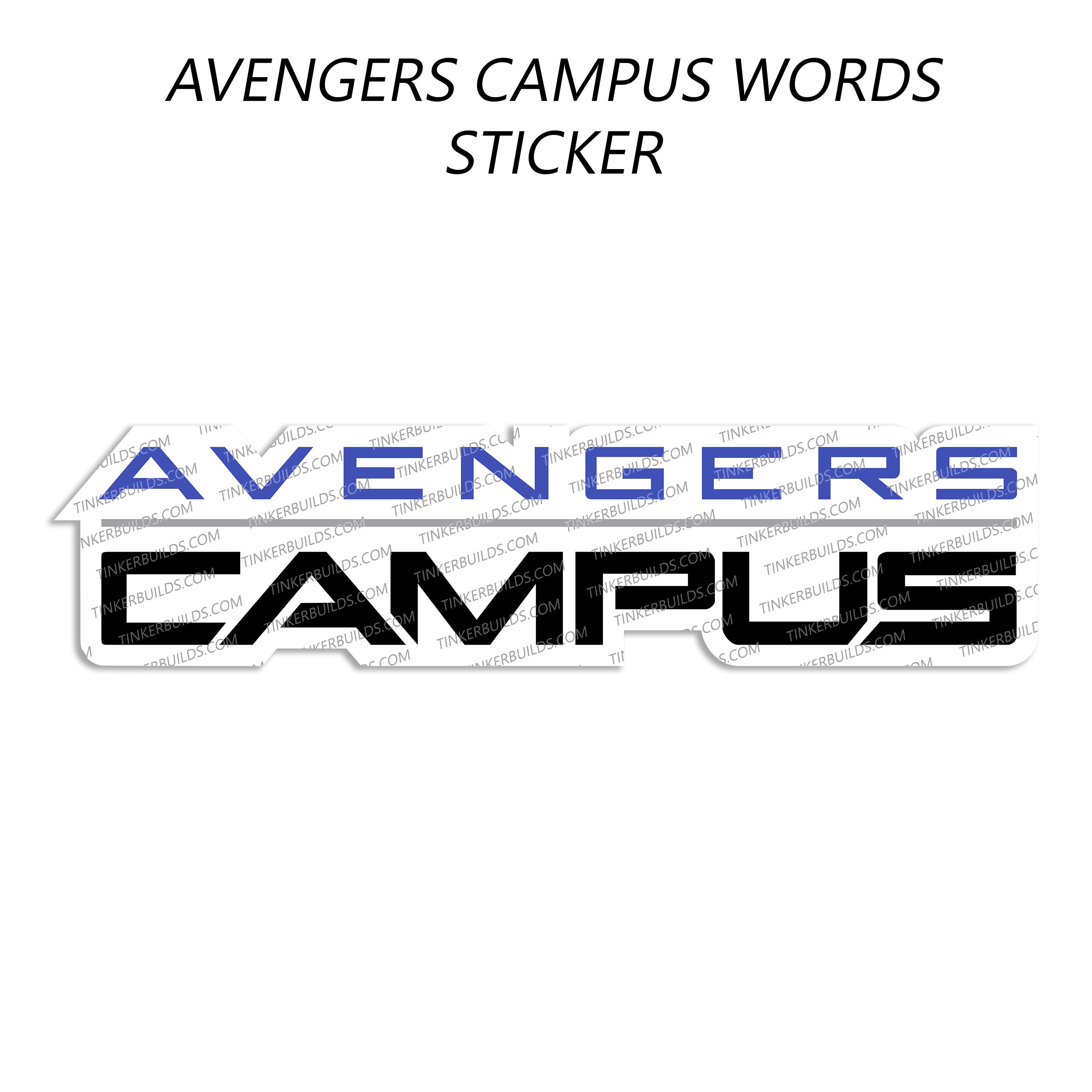 Avengers Campus Stickers or Vinyl Decal - Etsy.de