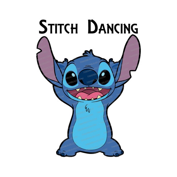 Stitch Dancing SVG & PNG File - Etsy UK