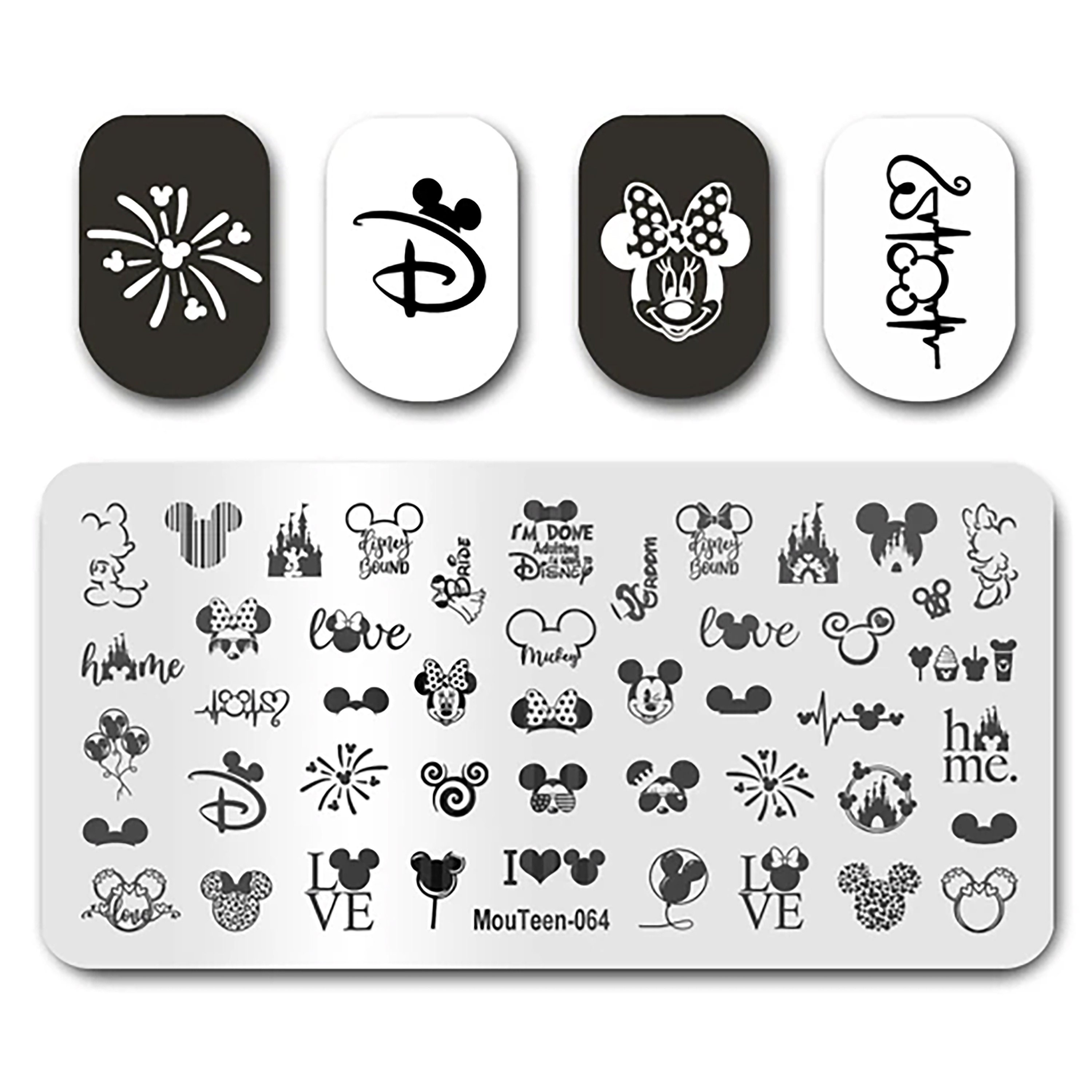Nail stamping plates store