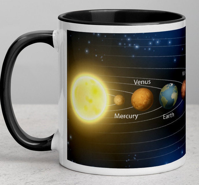 Solar System Mug Planets Mug Astronomy Mug Astronomy Gift | Etsy