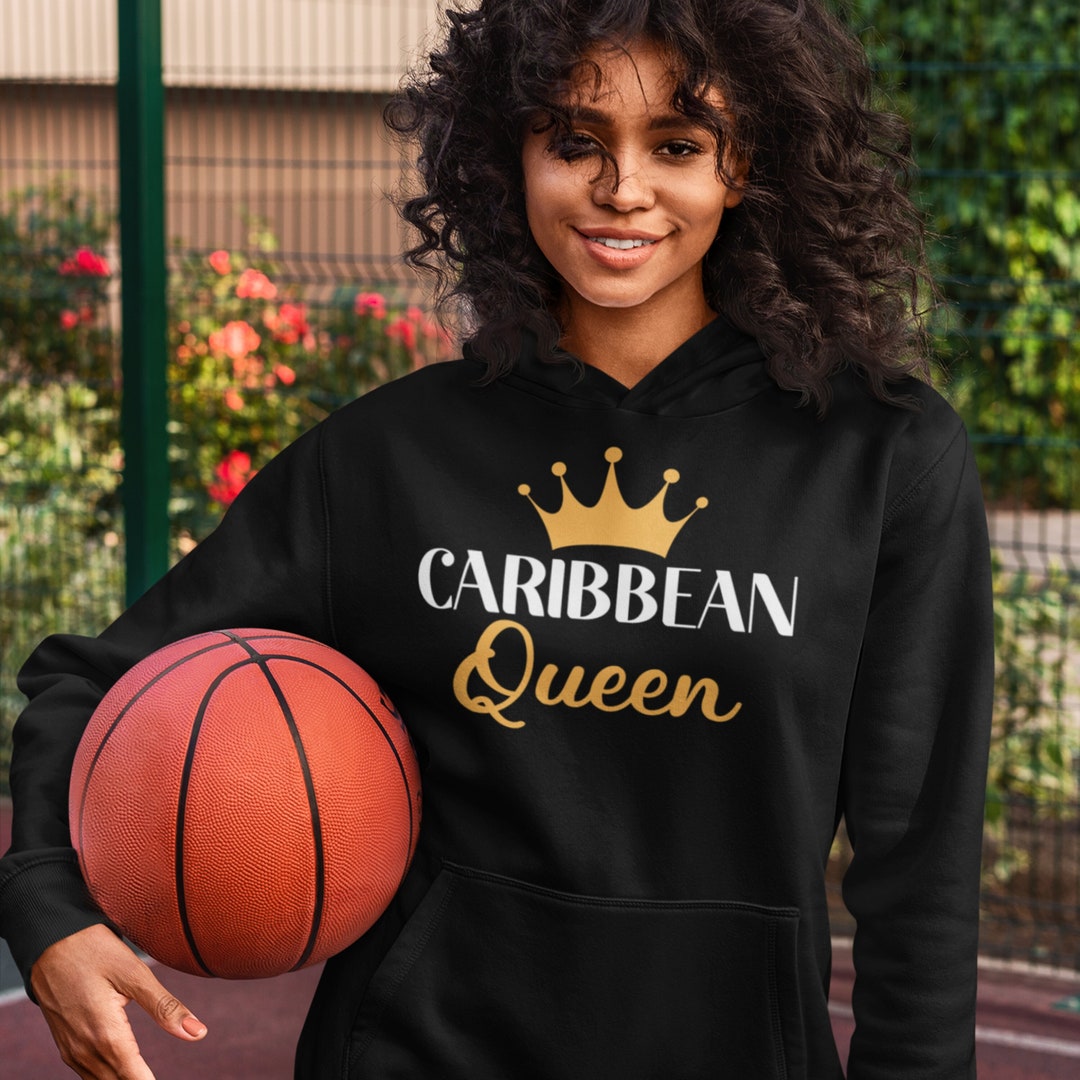 Caribbean Queen Hoodie, Caribbean Shirt, Trinidad and Tobago Shirt ...