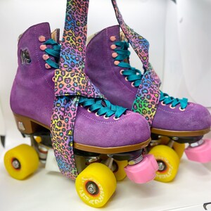 Lisa Frank Inspired Leopard Roller Skate Carrying Leash - Etsy