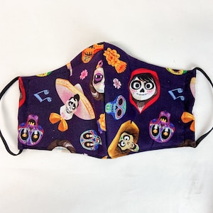 Día De Los Muertos Coco Face Mask With Nose Wire and Filter - Etsy