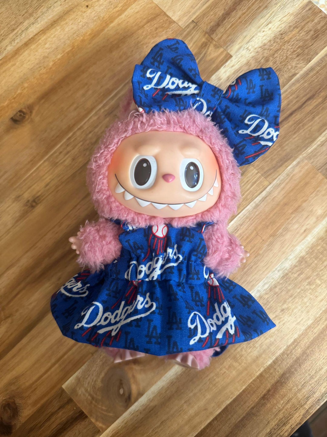 Dodgers Labubu Outfit - Dodgers Dress Note: Labubu Doll Not Included ...