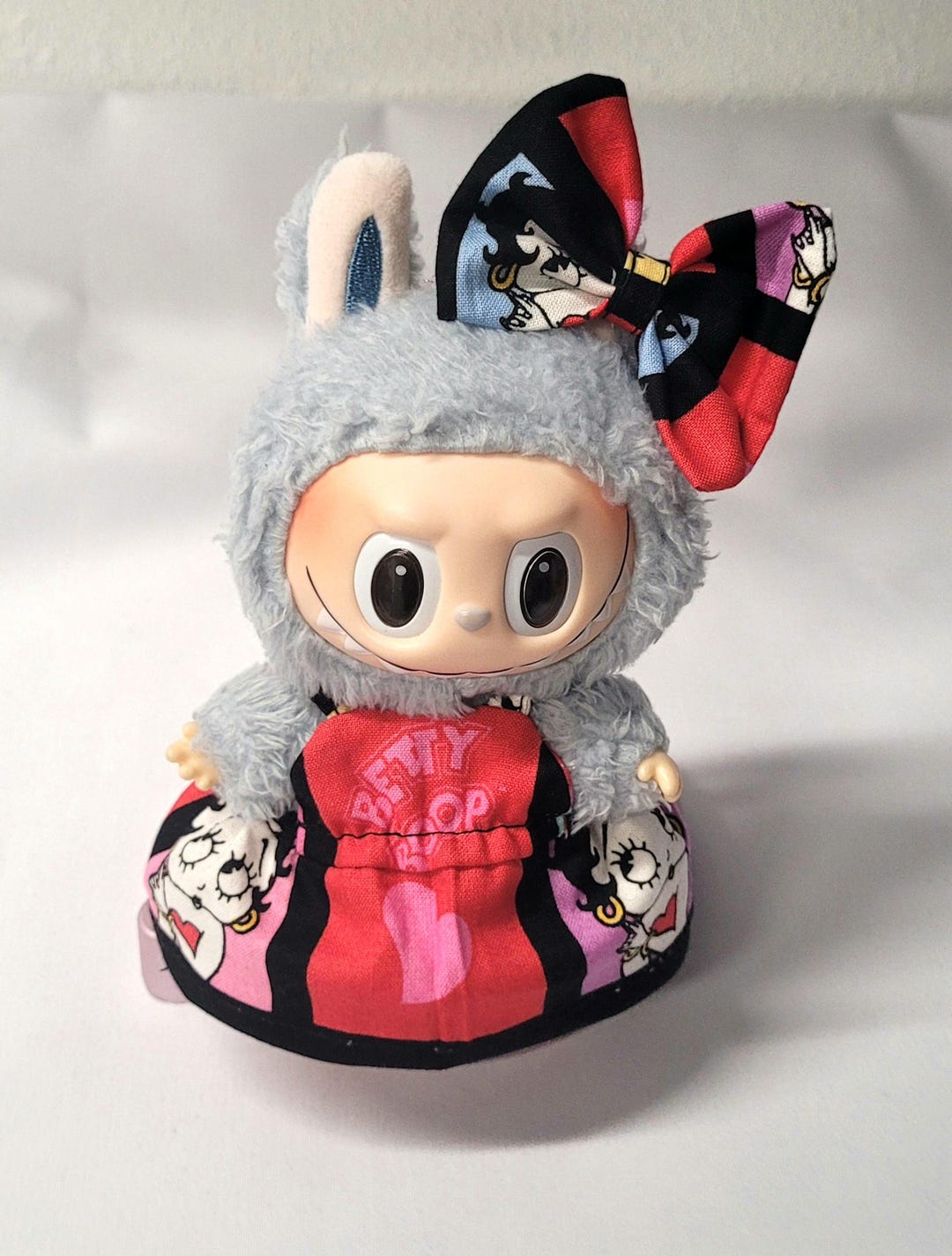 Vestido y lazo Betty Boop Labubu - Conjuntos Labubu - Nota: Muñeca ...