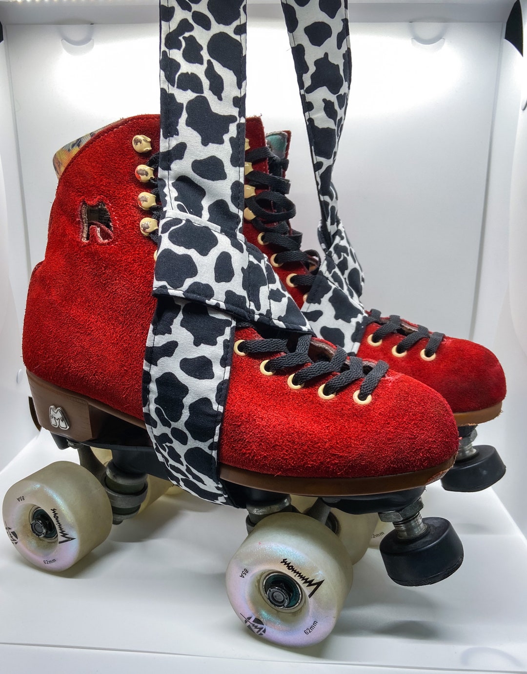 Cow Print Roller Skate Carrying Leash - Etsy