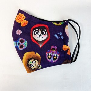 Día De Los Muertos Coco Face Mask With Nose Wire and Filter - Etsy