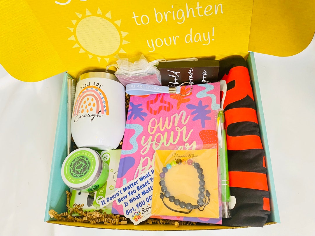 Mindfulness Gift Box: Self-care Wellness Set With Tumbler & Journal - Etsy