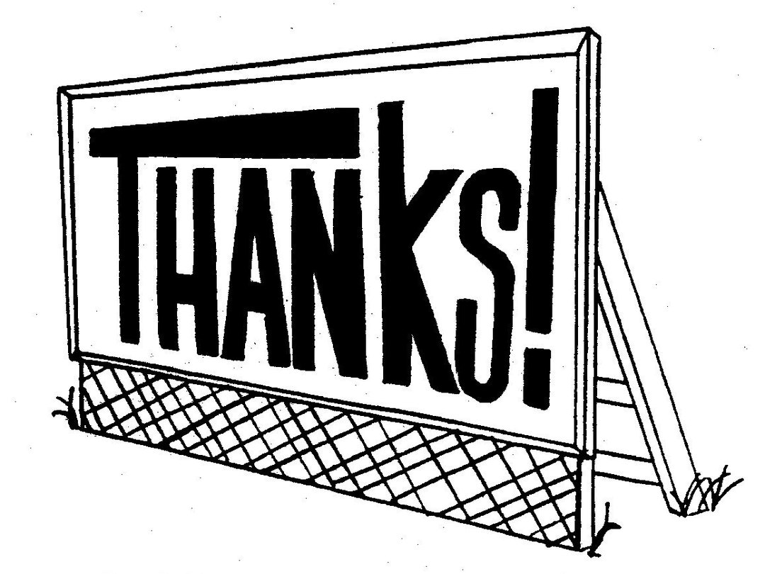 Hand-designed Un-mounted Rubber Stamp Billboard thanks Scrapbooking ...