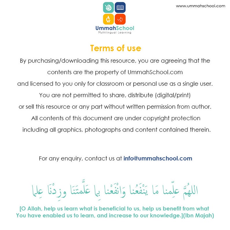 FRUITS in Arabic - English • Montessori Cards • Flash Cards • Three ...