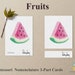 FRUITS in Arabic - English • Montessori Cards • Flash Cards • Three ...