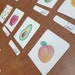 FRUITS in Arabic - English • Montessori Cards • Flash Cards • Three ...