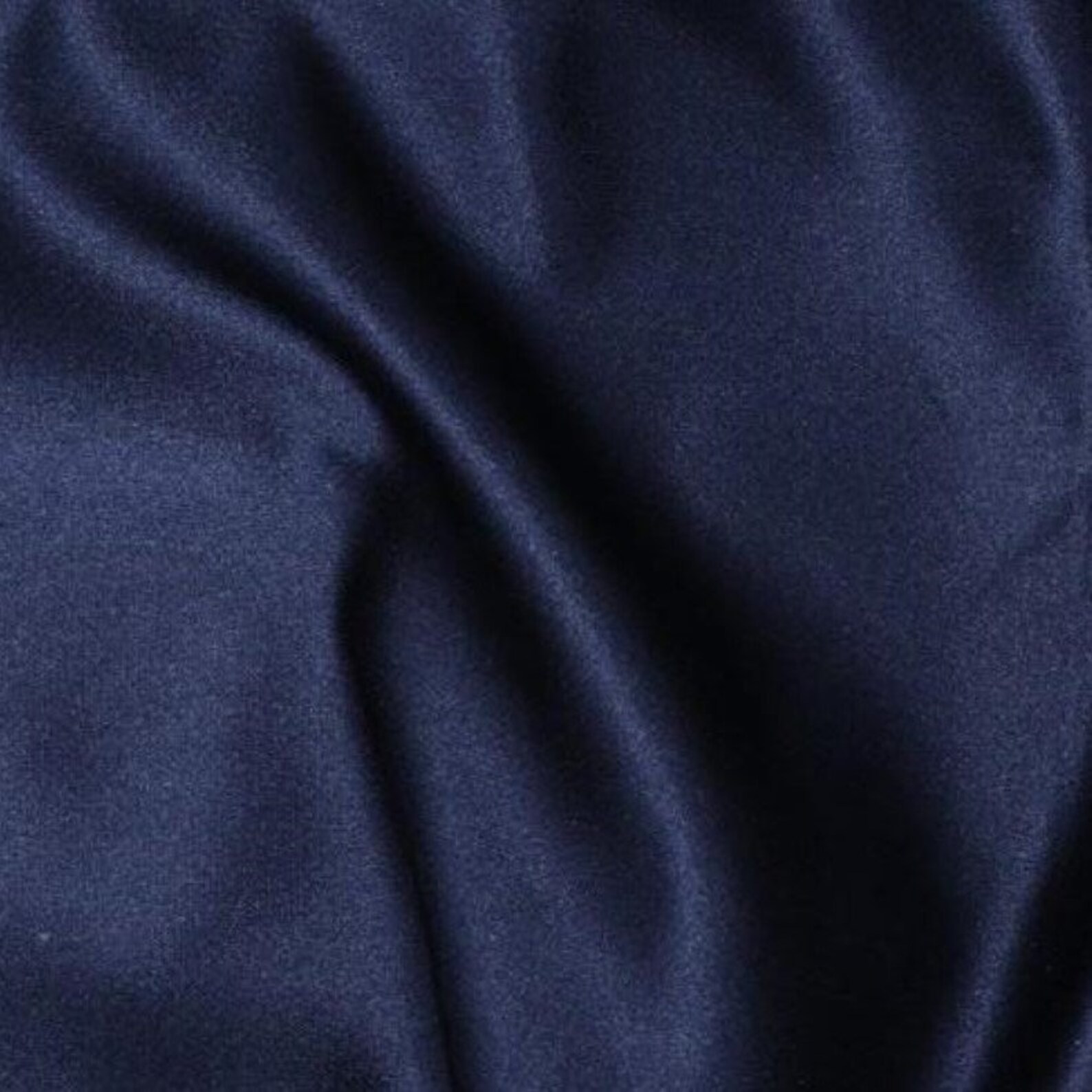 Navy Blue Bridal Satin Fabric Silky Smooth Shinny Sold by Yard 58 ...