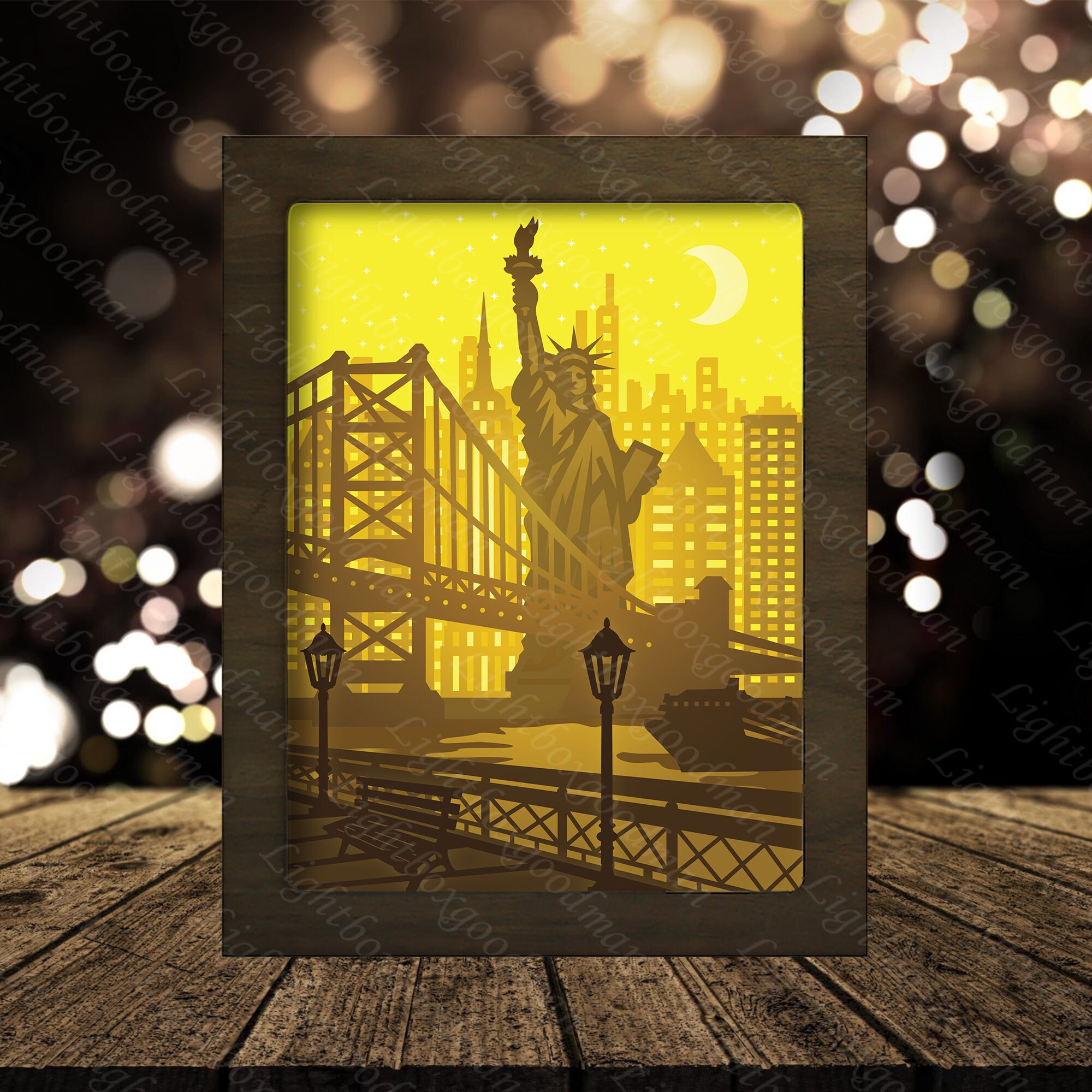 Paper Paper & Party Supplies Design & Templates big apple layered art ...